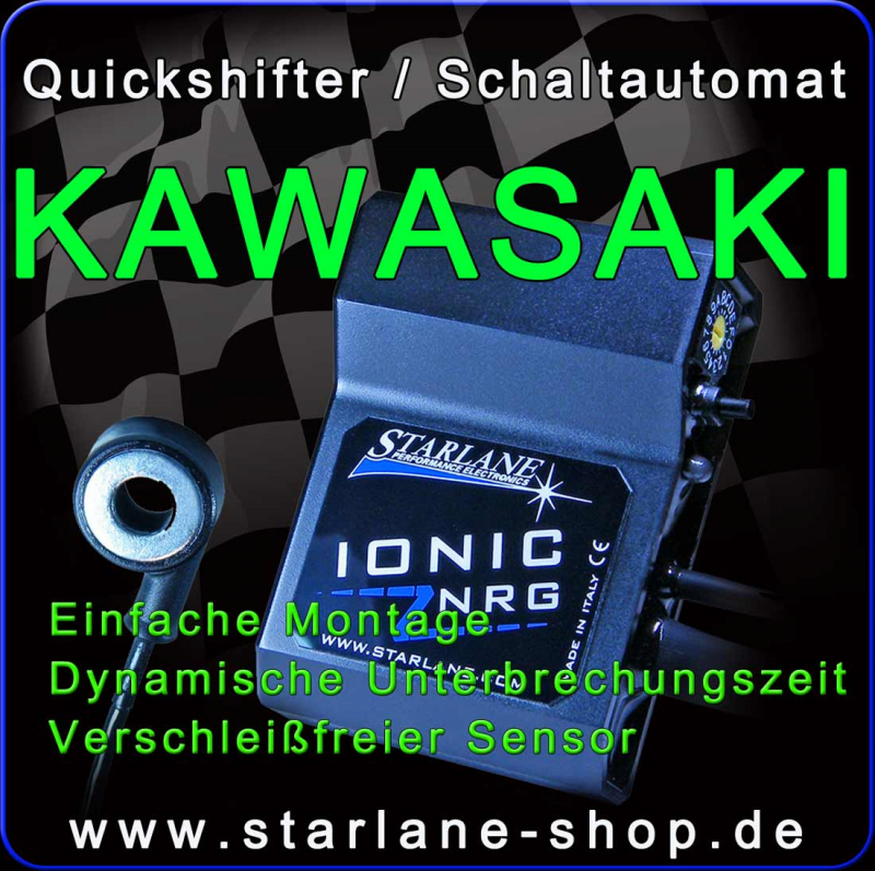 Quickshifter / Schaltautomaten für Motorräder von KAWASAKI, ZX6R, ZX10R ...